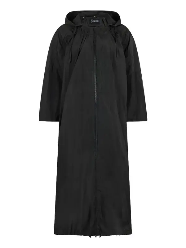 Herno Long-sleeve Hooded Coat - Black