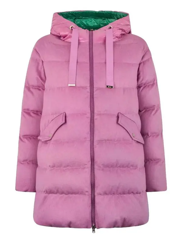 Herno Padded Hooded Jacket - Pink