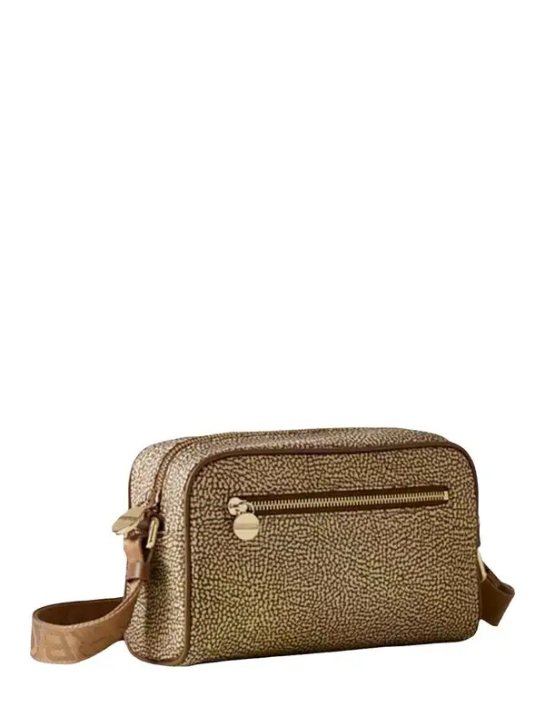 Borbonese Pebbled-pattern Shoulder Bag - Neutrals