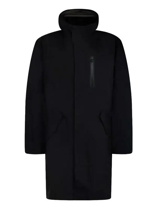 Herno High-collar Coat - Black