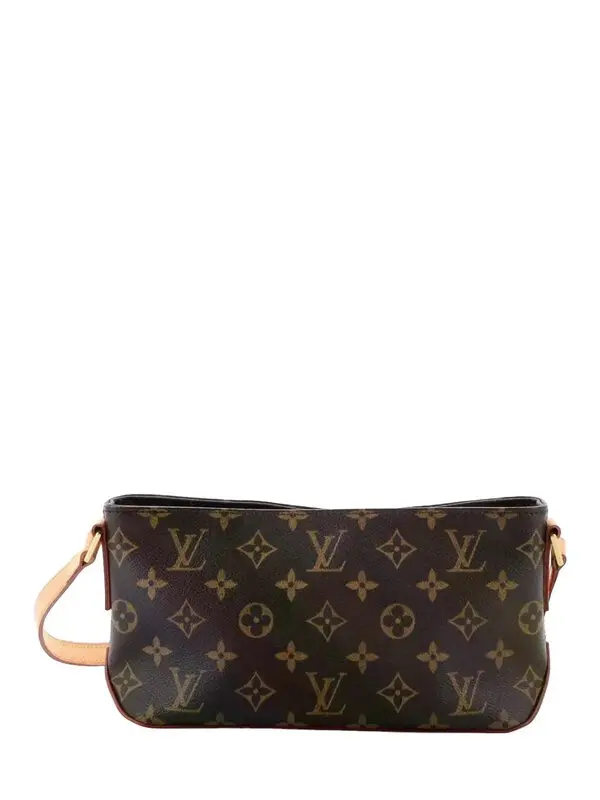 LOUIS VUITTON Trotteur Handbag Monogram Canvas - Brown