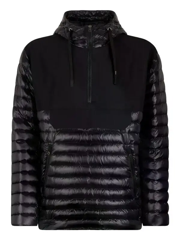 Herno Glossy Panel Puffer Jacket - Black