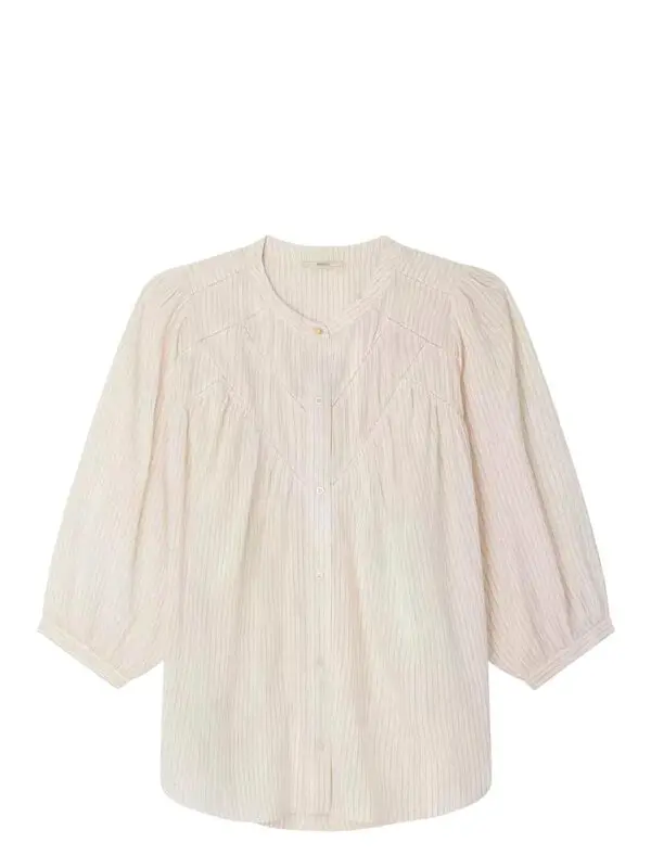 SESSUN Savi Striped Blouse - Neutrals