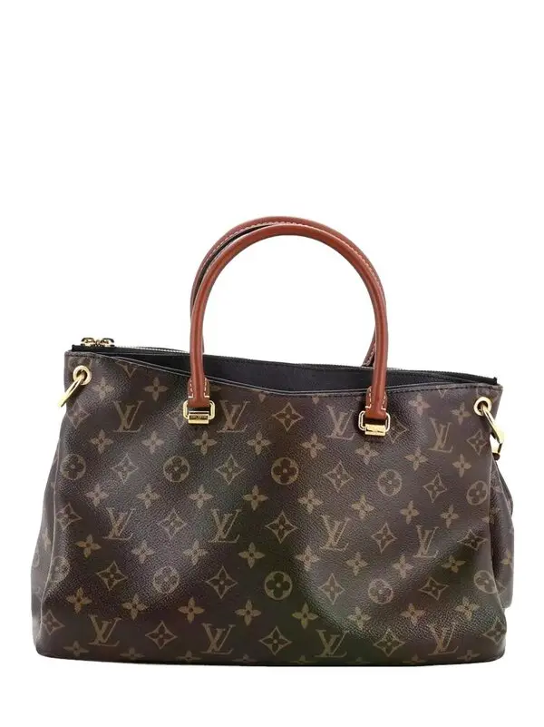 LOUIS VUITTON Pallas Tote Monogram Canvas - Black