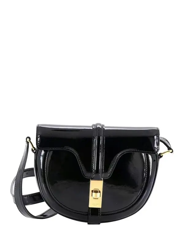 Celine Besace 16 Small Crossbody Bag - Black