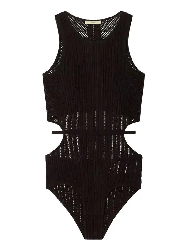 SESSUN Andrade Cut-out Bodysuit - Brown