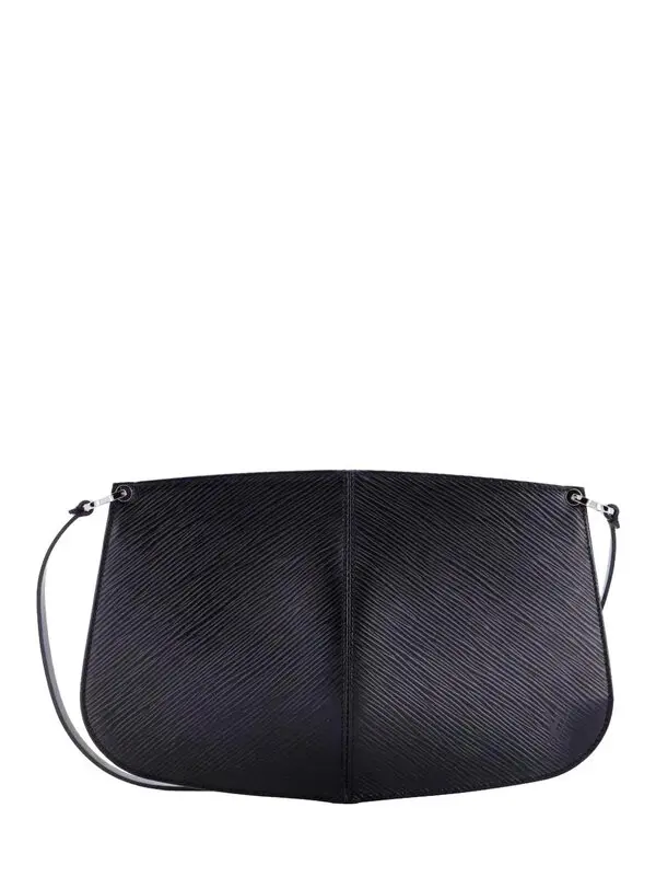 LOUIS VUITTON Demi Lune Pochette Epi Leather Shoulder Bag - Black