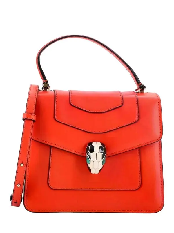 BVLGARI Serpenti Forever Small Satchel - Red