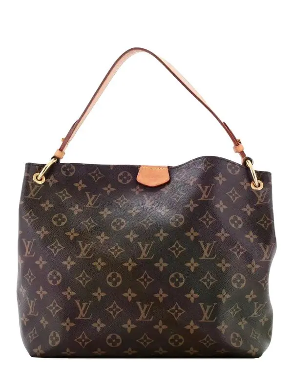 LOUIS VUITTON Graceful Handbag Monogram Canvas Pm - Brown