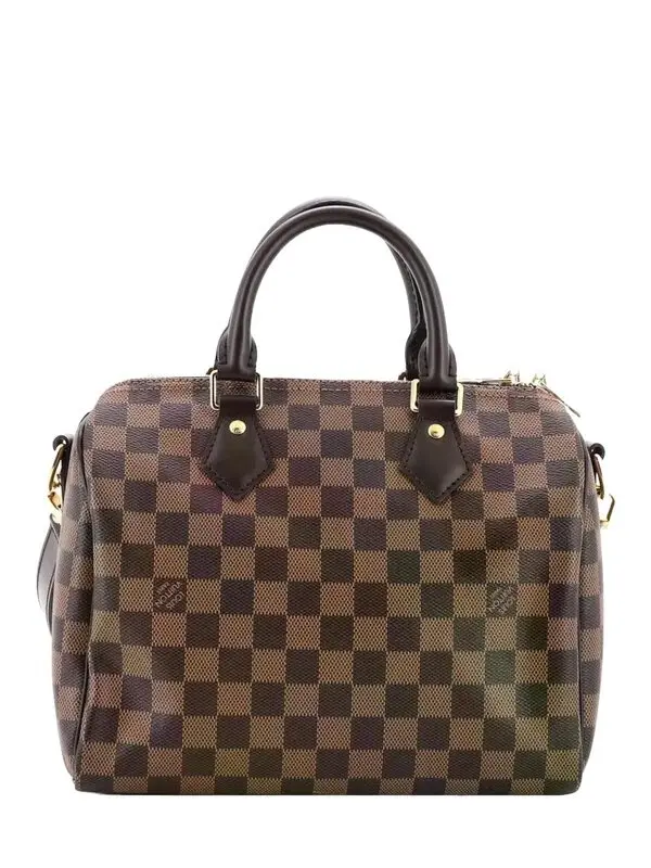LOUIS VUITTON Speedy Bandouliere Damier 25 Satchel - Brown