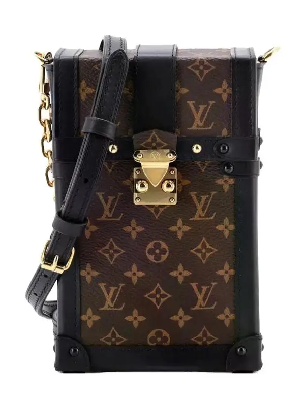 LOUIS VUITTON Vertical Trunk Pochette Monogram Canvas - Brown