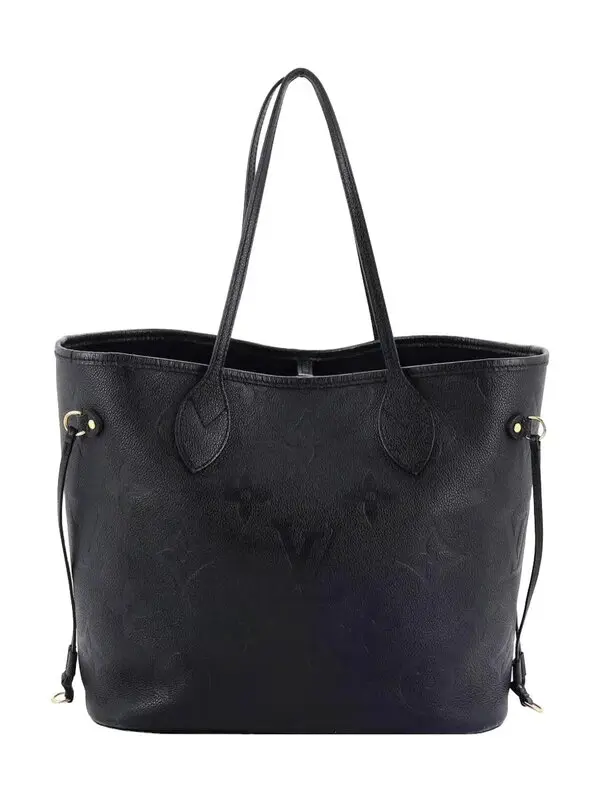 LOUIS VUITTON Neverfull Mm Tote Bag Monogram Empreinte Giant - Black