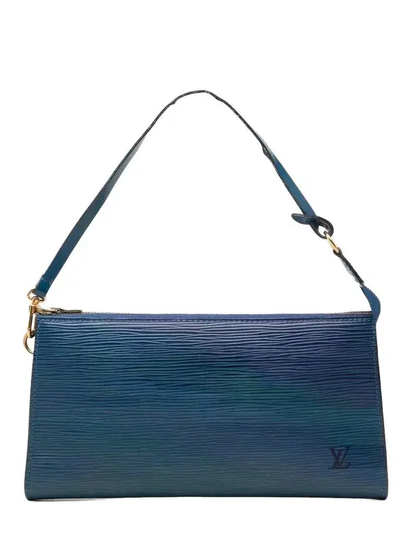 LOUIS VUITTON 1999 Epi Pochette Accessoires Shoulder Bag - Blue