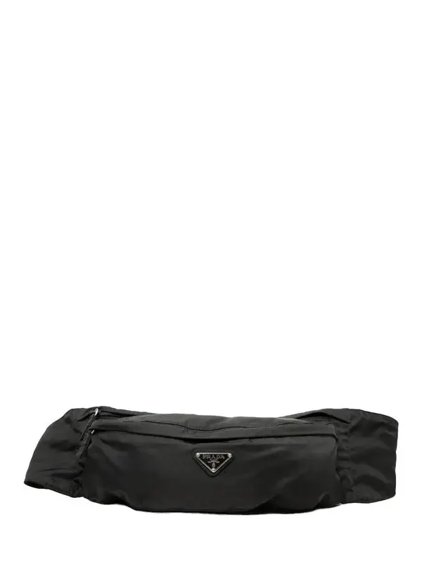 Prada 2013-2025 Tessuto Belt Bag - Black