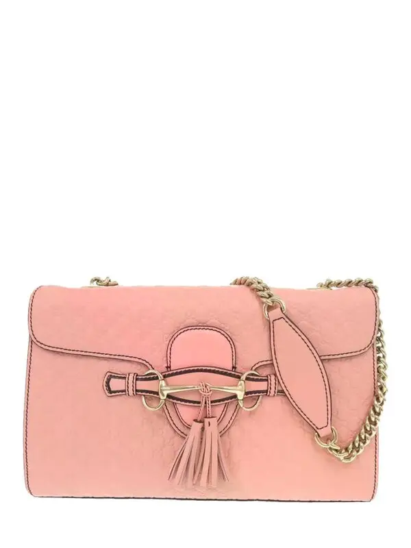 Gucci 2000-2015 Medium Microssima Emily Shoulder Bag - Pink
