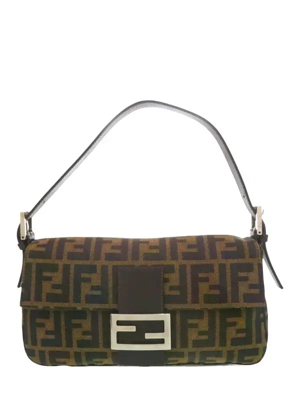 Fendi Zucca Canvas Baguette - Brown