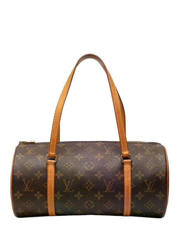 LOUIS VUITTON 2003 Monogram Papillon 30 Handbag - Brown