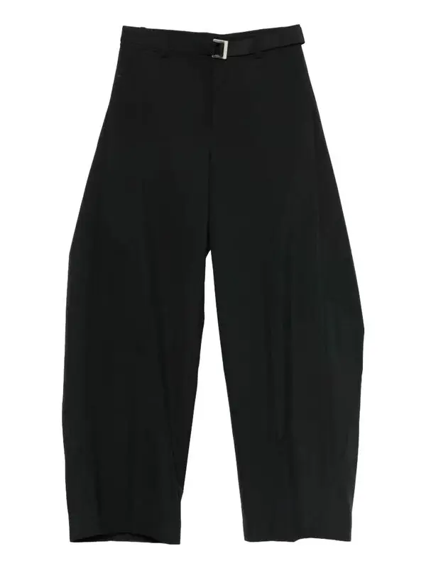 Sacai Belted Trousers - Black