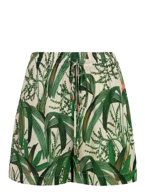 LENNY NIEMEYER Leaf-print Shorts - Green