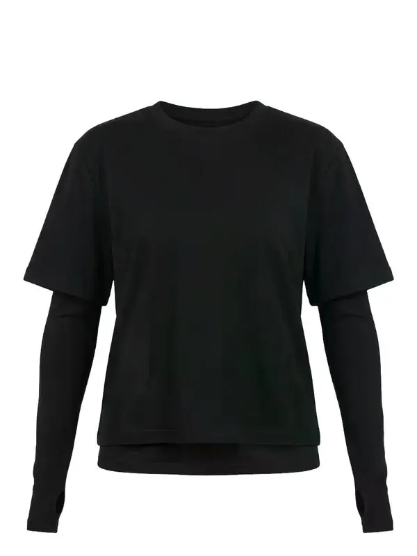 ELEH Double-layered T-shirt - Black