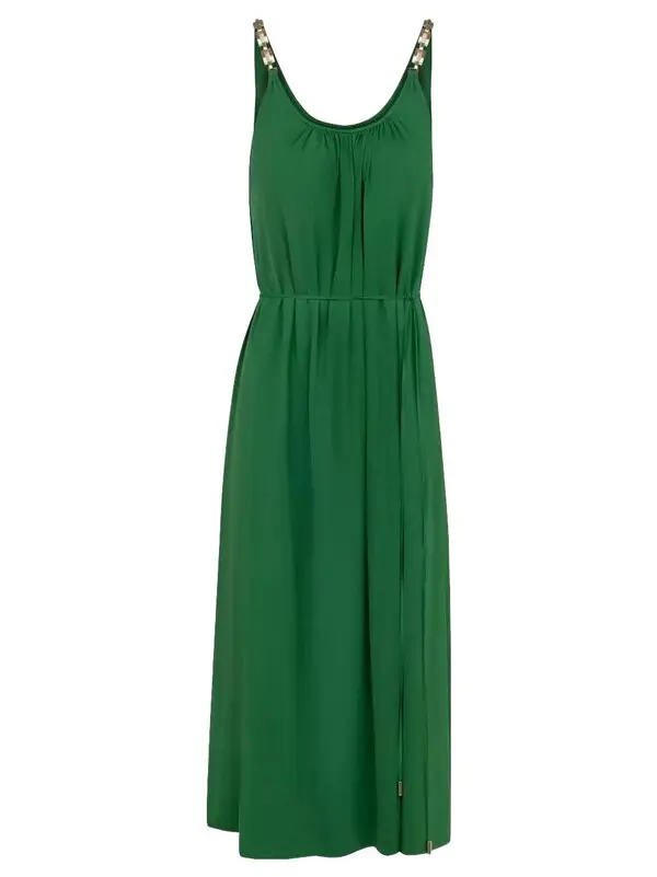 LENNY NIEMEYER Inhotim Chain-embellished Midi Dress - Green