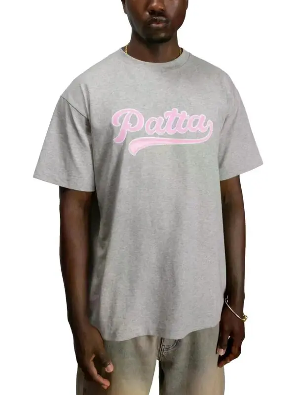 PATTA Logo-lettering T-shirt - Grey