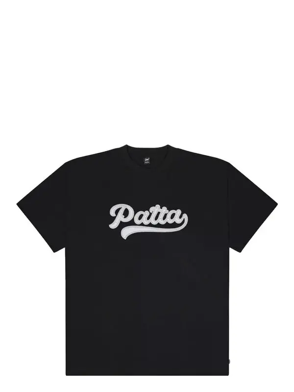 PATTA Logo-detail Short-sleeve T-shirt - Black