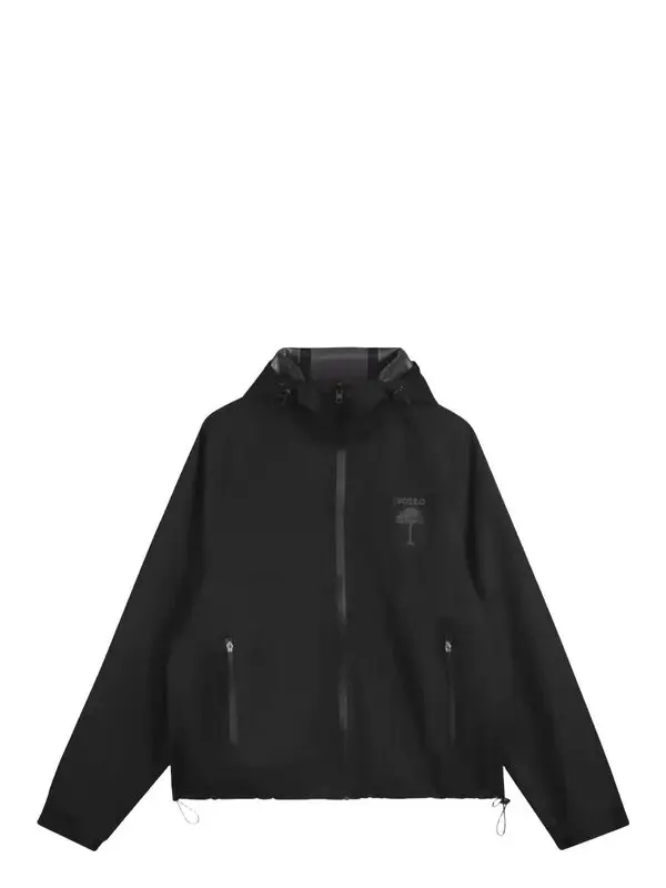 PATTA Zip-up Hooded Jacket - Black