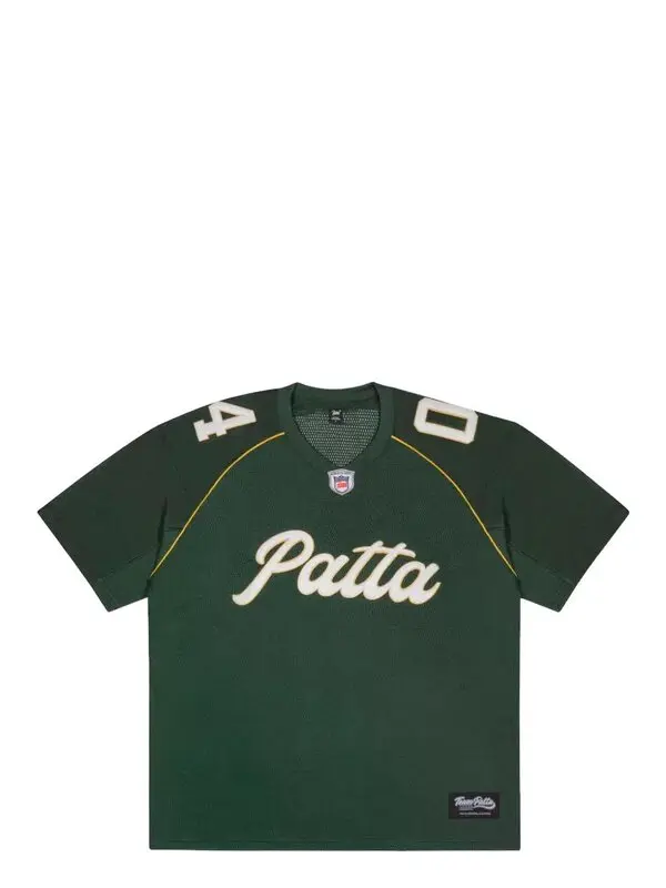 PATTA Logo-detail Short-sleeve T-shirt - Green