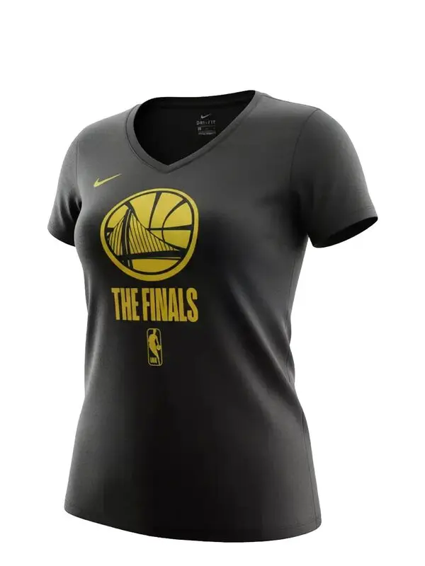 Nike Nba Golden State Warriors Printed T-shirt - Black