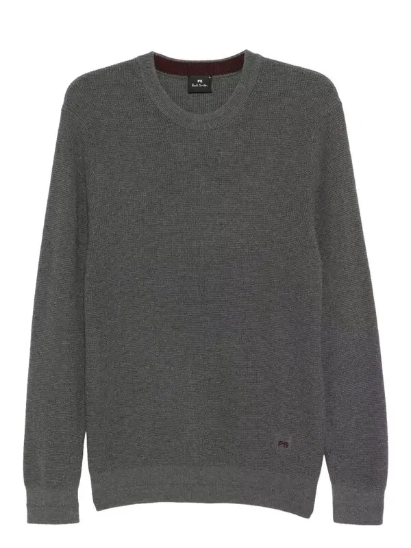 Paul Smith Logo-embroidered Sweater - Grey