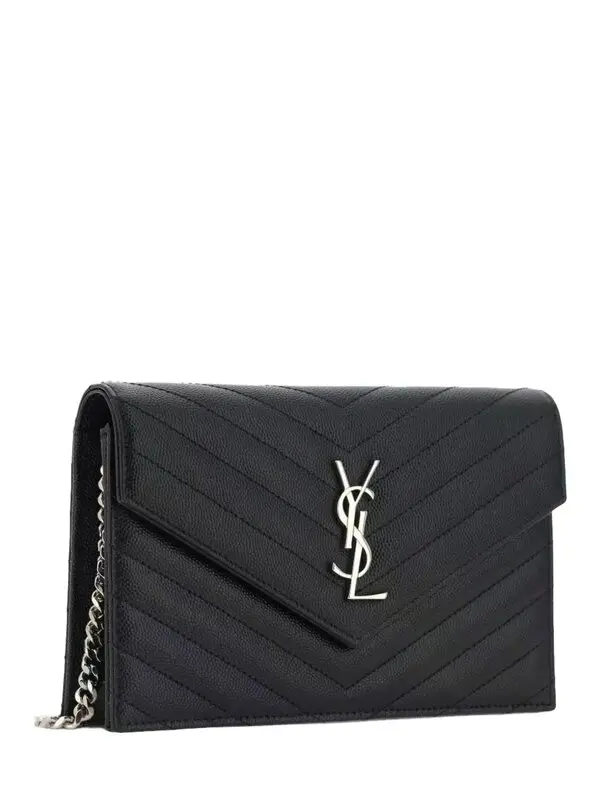 Saint Laurent Cassandre Mini Bag - Black