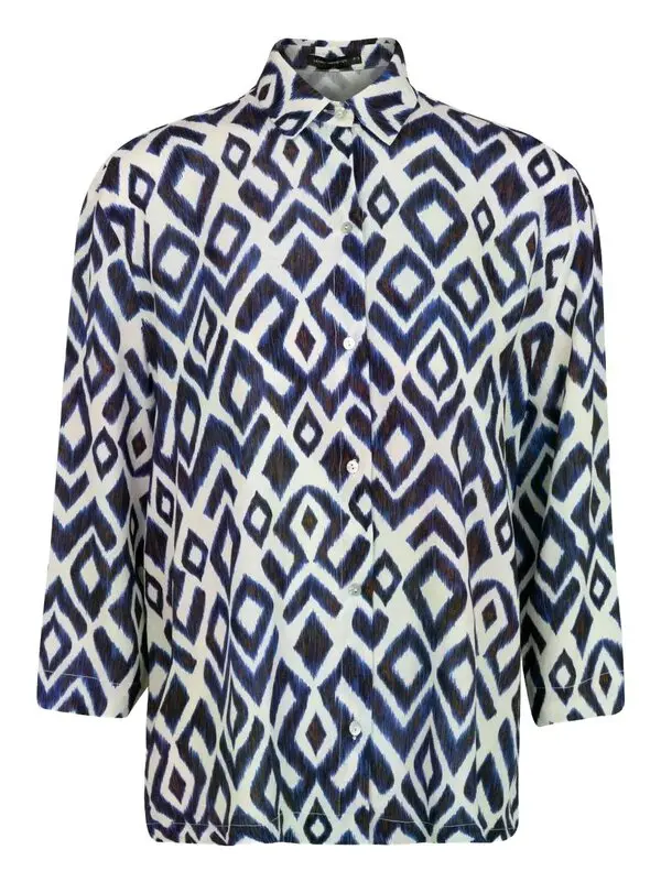 LENNY NIEMEYER Geometric-print Shirt - Blue