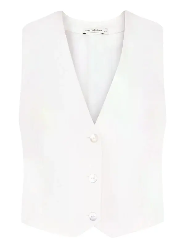LENNY NIEMEYER Button-fastening Vest - White