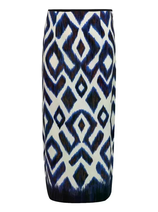 LENNY NIEMEYER Ibiza Midi Skirt - Blue