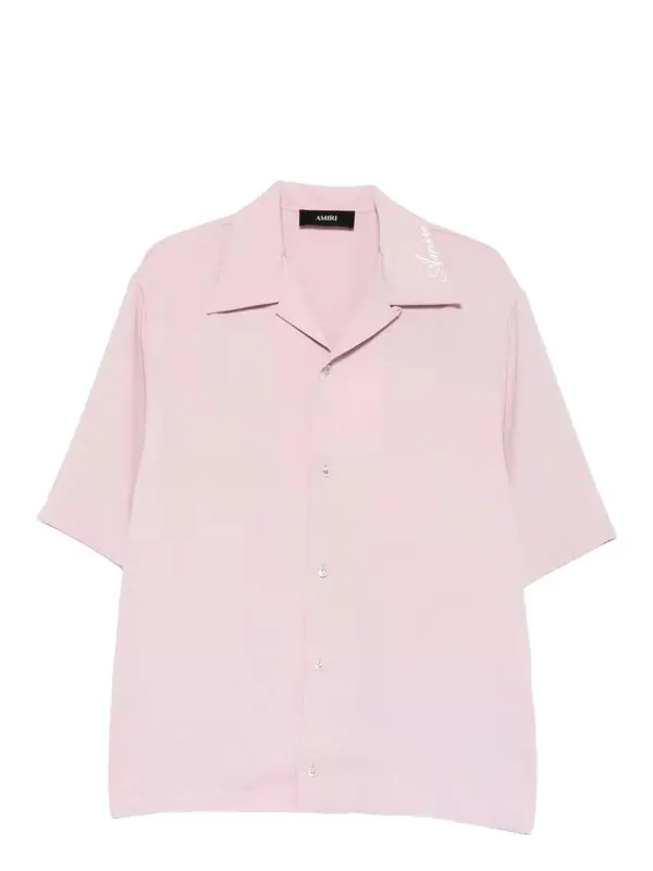 Amiri Camp-collar Shirt - Pink