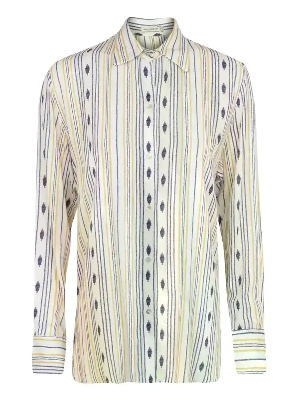 LENNY NIEMEYER Wally Stripe-print Shirt - White