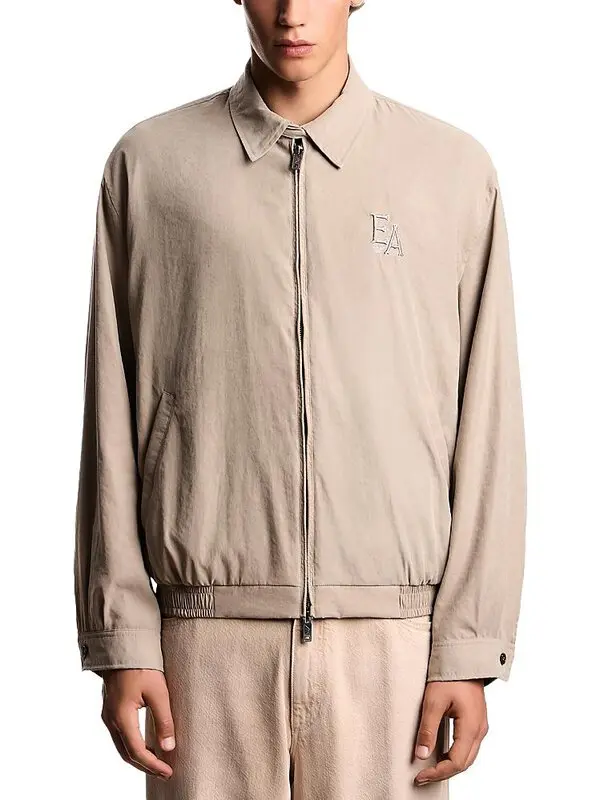 Emporio Armani Eagle Club Blouson Jacket - Silver Mink