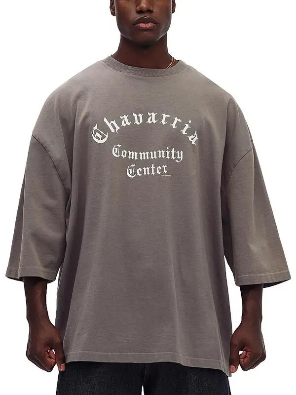 WILLY CHAVARRIA Buffalo Tee - Concrete