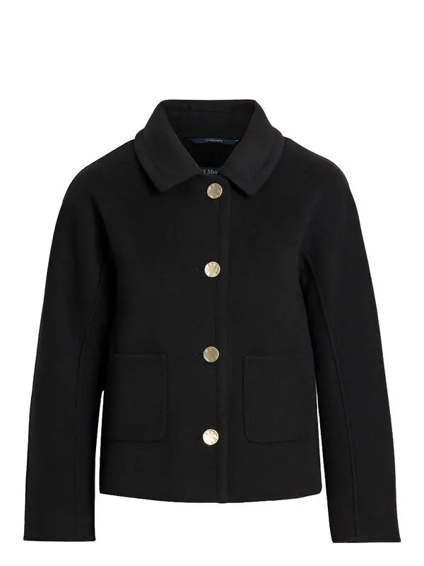 Max Mara Sogno Wool Jacket - Black