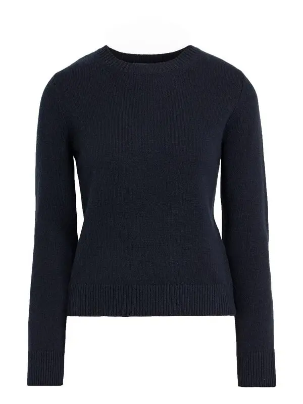 Max Mara Wool And Cashmere Blend Sweater - Midnight Blue