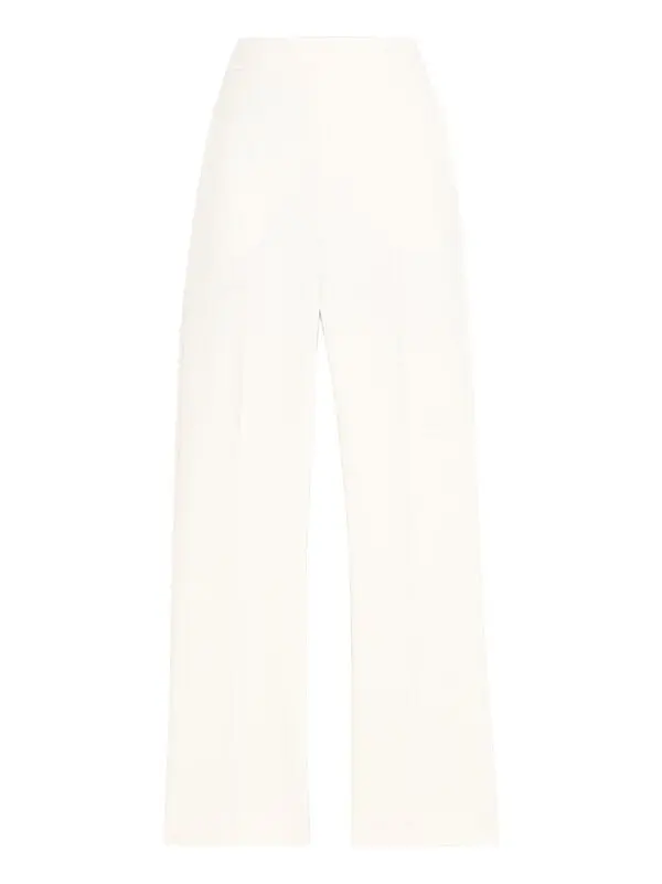 Max Mara Nepeta Slim-leg Wool-crepe Pants - Ivory