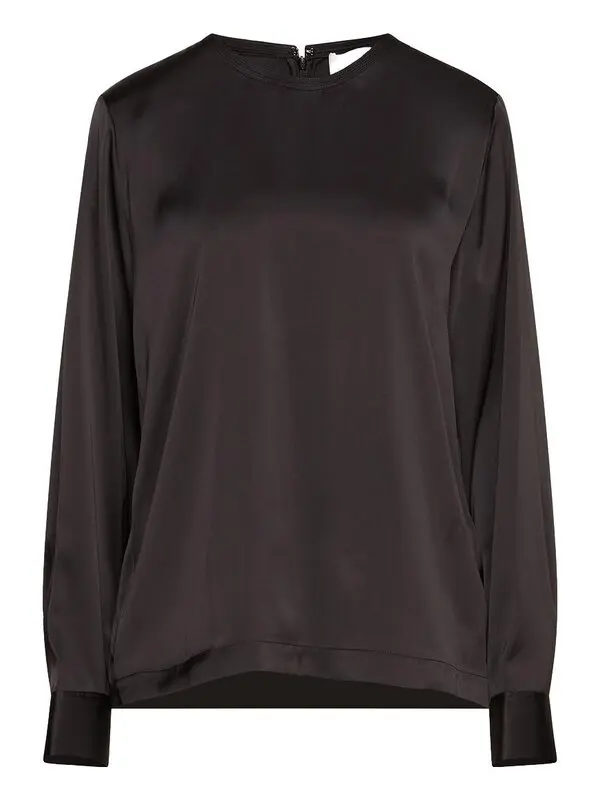 3.1 Phillip Lim Satin Top - Black