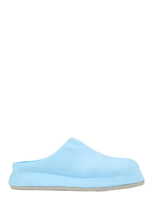 Jacquemus Les Mules Bricciola Nubuck Clogs - Light Blue