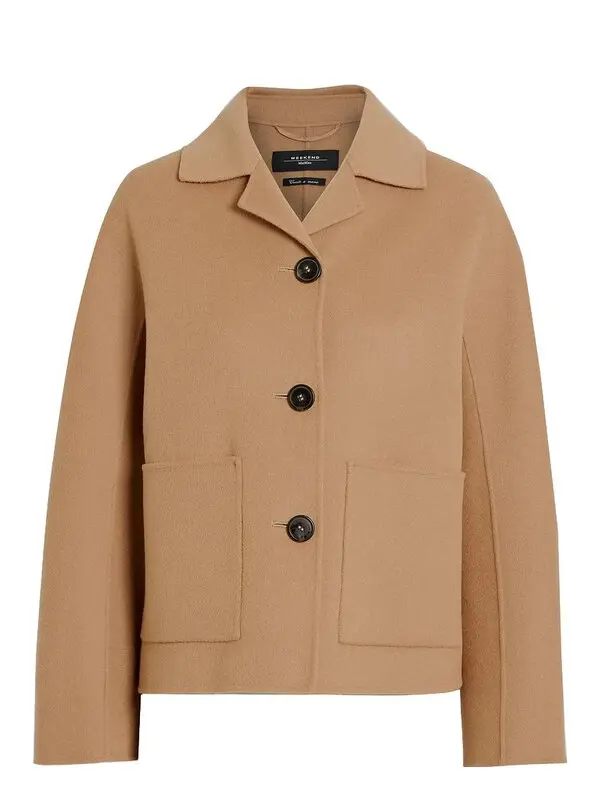 Max Mara Wool-blend Felt Jacket - Camel