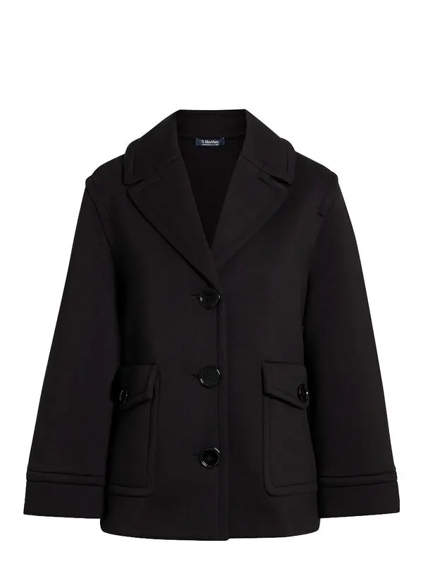Max Mara Estroso Jersey Jacket - Black