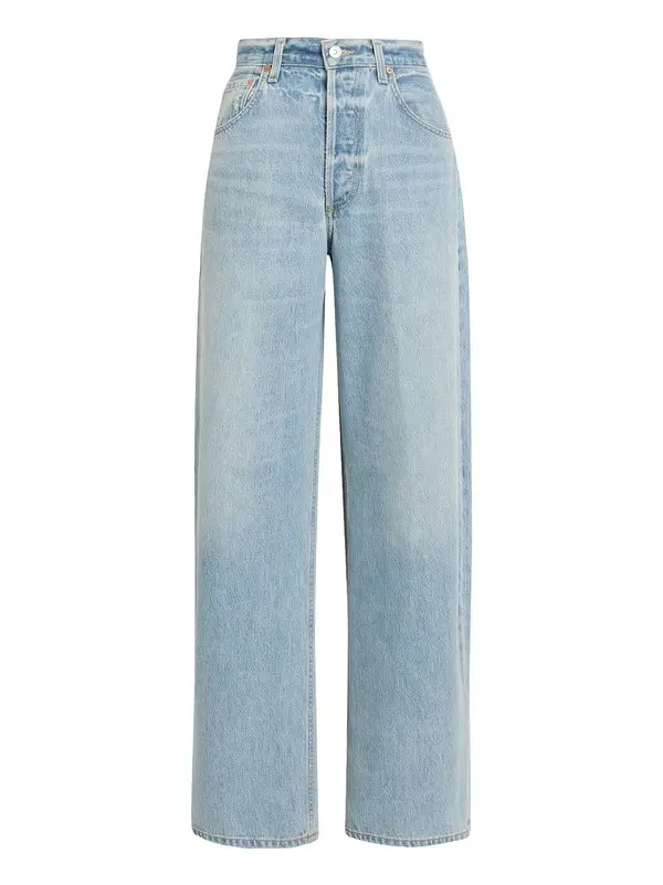 Citizens Of Humanity Ayla High-rise Straight-leg Jeans - Light Denim