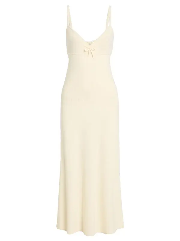 THE GARMENT Como Cutout Wool-cashmere Midi Dress - Cream