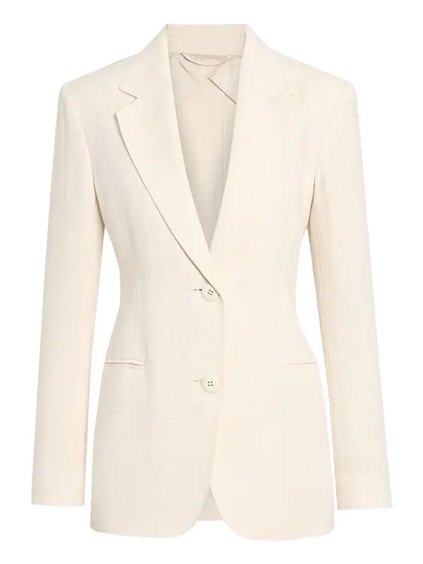 Max Mara Micio Linen Blazer - Beige