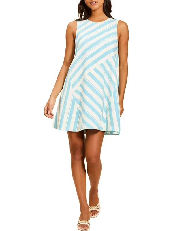 Mestiza New York Cecily Reversible Crepe Mini Dress - Multicolor